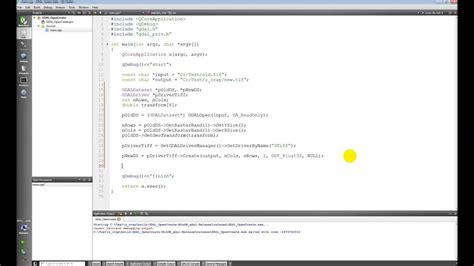 Gdal C 05 Reading And Writing Datasets Youtube