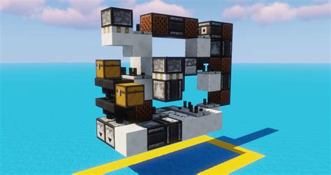 Easy Single Shulker Box Unloader Tile Able Minecraft Map