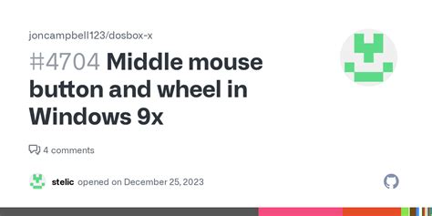 Middle Mouse Button And Wheel In Windows 9x · Issue 4704