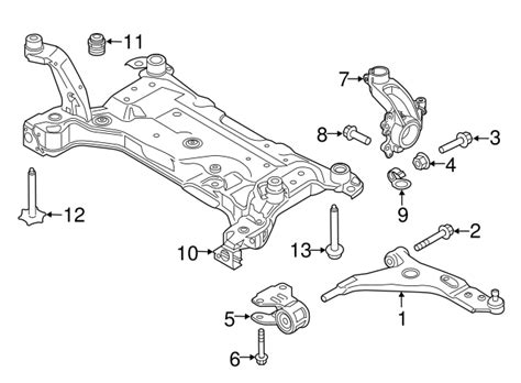 2013 2019 Ford Escape Engine Cradle Insulator 8v4z 5a103 B Quirkparts
