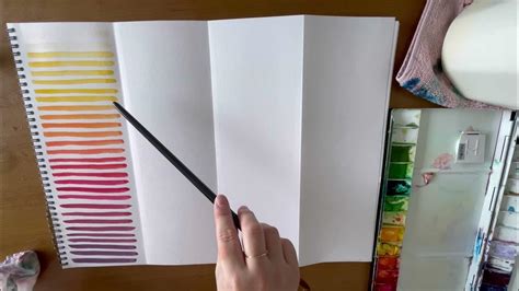 수채화 기초 ㅡ명도 채도 단계 연습 Youtube