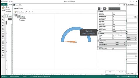 Infographic Creating Radial Gauge In Stimulsoft Reportswpf Shot On