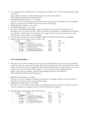 Migration Of SAP BW BEx Analyzer 3 X To BEx Analyzer 7 X PDF