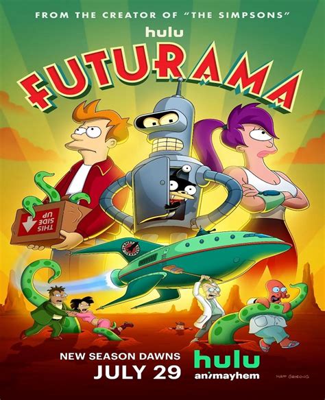 Futurama Divulgado Cartaz Da Nova Temporada Da Animação De Matt Groening