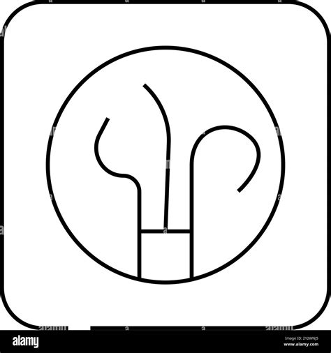 Wire Socket Line Icon Vector Illustration Stock Vector Image And Art Alamy