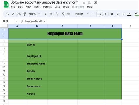 How To Create A Data Entry Form In Google Sheets Step By Step Guide