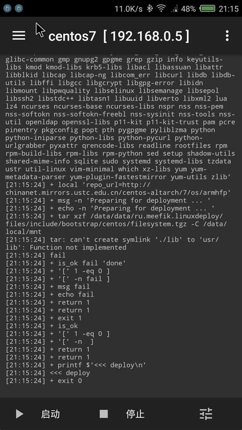 tar can t create symlink lib to usr lib function not implemented