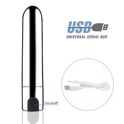 Modes Usb Charge Battery Size Sliver Bullet Vibrator