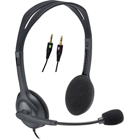Logitech H Stereo Headset Black Mm Dual Plug In Pakistan For Rs Computer Care