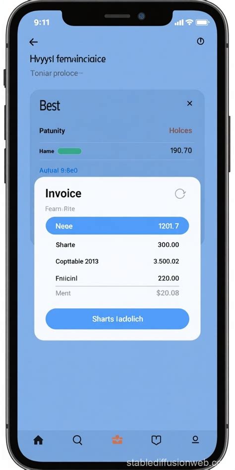 Invoice App Homepage Stable Diffusion Online Invoice App Homepage Stable Diffusion Online