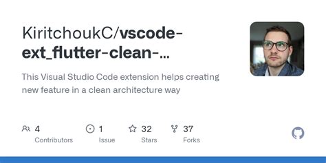 GitHub KiritchoukC Vscode Ext Flutter Clean Architecture This Visual Studio Code Extension