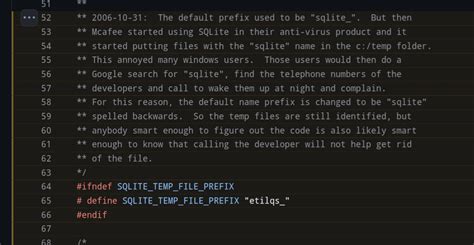 Memes 🏳️‍🌈🏳️‍⚧️ The Sqlite Codebase Is A Gem Tldr Mcaffee Made