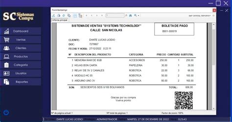 Sistema De Ventas En C Y Sql Server Con Qr Sistemas Computacionales
