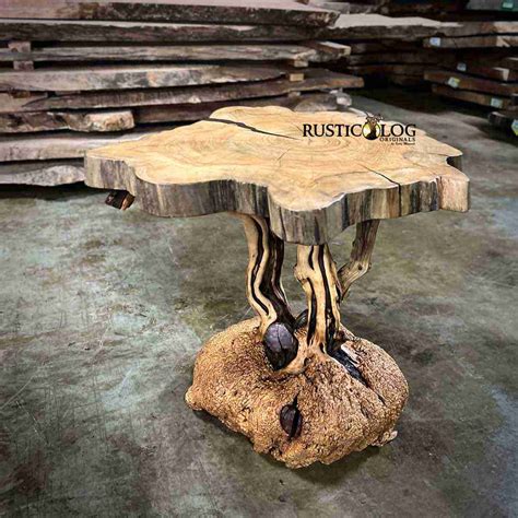 Rustic Log Tables
