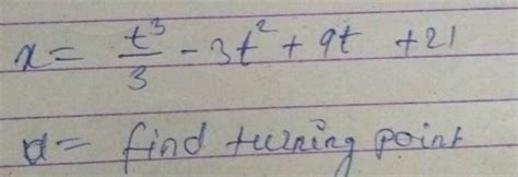 X T T T D Find Turing Point Filo