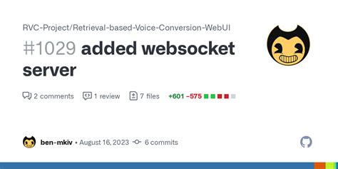 Added Websocket Server By Ben Mkiv · Pull Request 1029 · Rvc Projectretrieval Based Voice