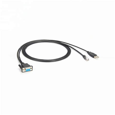 Usb Male Db9 Female Rs232 To Rj12 6p6c Serial Cable
