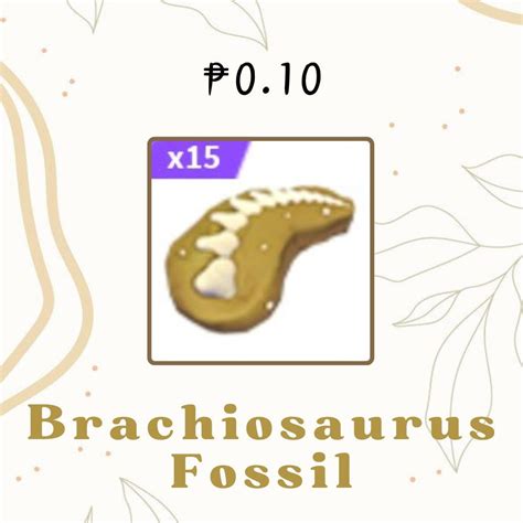 Brachiosaurus Fossil Regular Full Grown Neon Video Gaming Gaming Accessories In Game