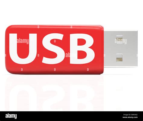 Usb Flash Stick Shows Portable Storage Or Memory Stock Photo Alamy