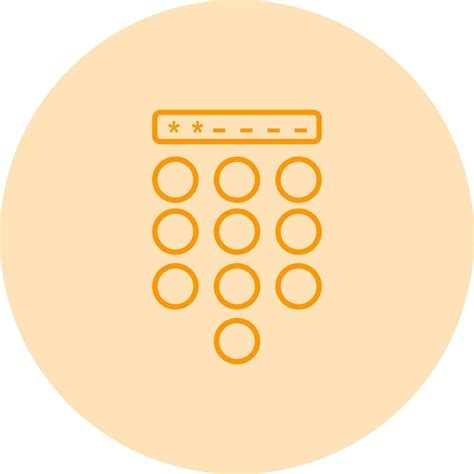 Passcode Lock Vector Icon 23745962 Vector Art At Vecteezy