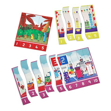 Hand2mind Numberblocks Sequencing Puzzle Set Kiedler