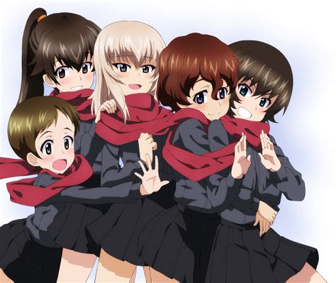 Safebooru 5girls Akaboshi Koume Blonde Hair Blue Eyes Brown Eyes