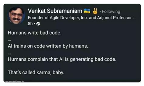 Hemant Pandey On Linkedin Writing Bad Code Job Security 😝 Src
