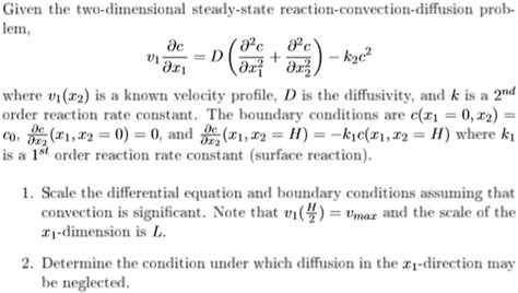 Given The Two Dimensional Steady State