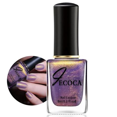 Light Purple Gel Nail Polish Holographic Lavender