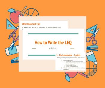 AP Exam Long Essay Question LEQ How To By Ms C Teaching History