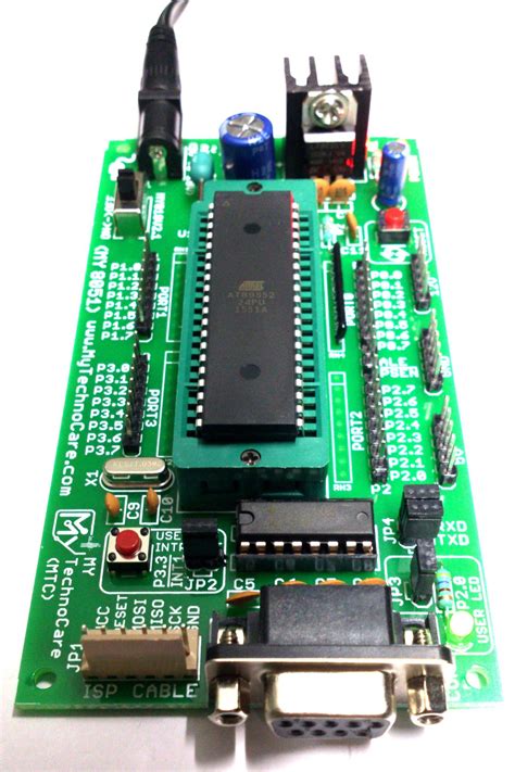 8051 Microcontroller Board With Zif Socket 8051 Kit My Technocare