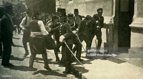 Arrest Of Gavrilo Princip Assassin Of Archduke Franz Ferdinand Nachrichtenfoto Getty Images