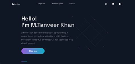 GitHub Tanv Tanveer Portfolio This Repository Features A Modern And Responsive Portfolio