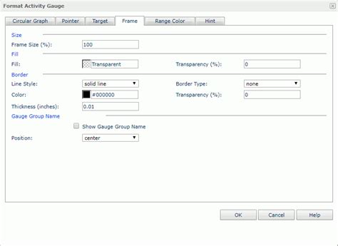 Format Activity Gauge Logi Analytics