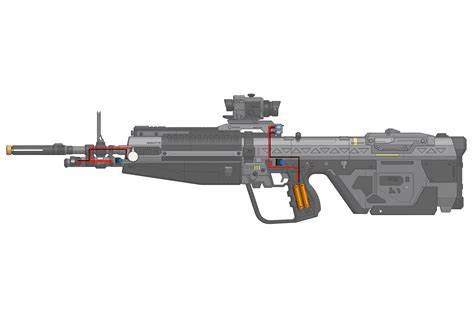 3d File M392 Assault Rifle Halo Commercial Printable 3d Model Stl Files 😇・3d Printing