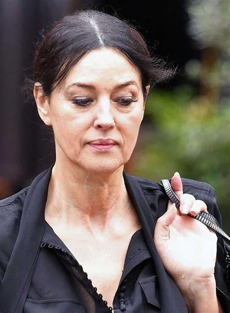 Monica Bellucci In A Black Dress Was Seen Out In Paris 07162020