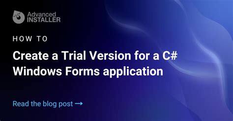 Alvin Ashcraft On Linkedin How To Create A Trial Version For A C Windows Forms Application