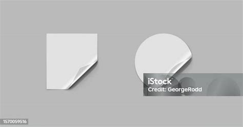 원형 스티커 기호입니다 화이트 라벨 껍질 둥근 모서리와 그림자가 있는 종이 스티커 둥근 플라스틱 격리 모형 곡선 모서리가 있는 사실적인 원형 종이 스티커 모형 0명에 대한