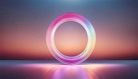 Subtle Gradient Circle Premium Ai Generated Image