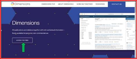 Dimensions Interface Figure 2 Shows The Dimensions Interface When You Download Scientific