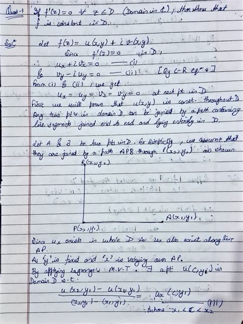 Complex Analysis Assignment 18 Apr 2024 Pdf