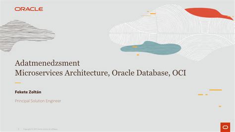 Delivering Microservices Architecture With Oracle Database On Docslib