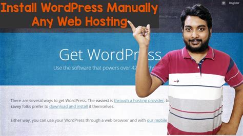How To Install Wordpress Manually On Any Web Hosting Wordpress Kaise Install Karen YouTube