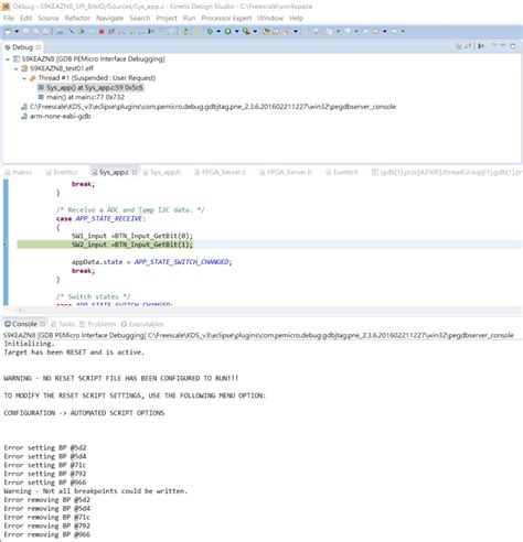 Solved Kds Debug Error Nxp Community