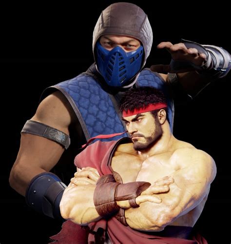 Ryu And Sub Zero By Gamegodp On Deviantart