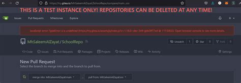 Error After Click New Pull Request · Issue 20982 · Go Giteagitea · Github