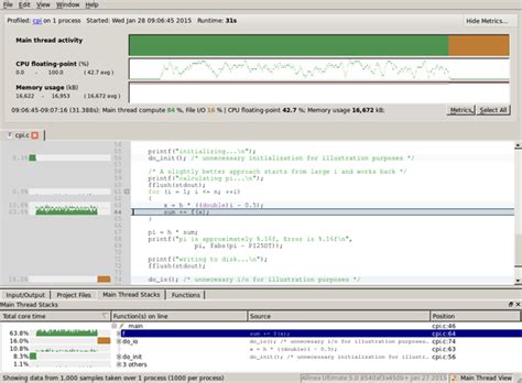 Profiling Openmp With Arm Map 50 Servers And Cloud Computing Blog