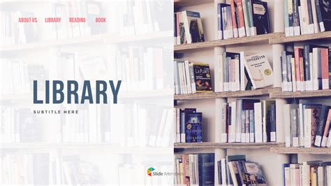 Library Powerpoint Templates For Presentation