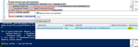Getting Users Groups And Contacts Via The Azure Graph Api Using