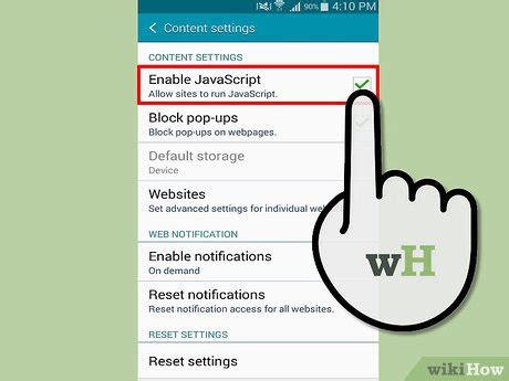 Ways To Enable JavaScript On An Android Phone WikiHow Tech